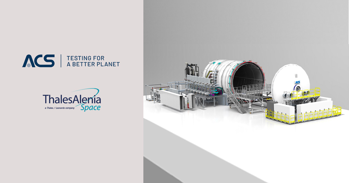 ACS Thermal Vacuum Chamber for Thales Alenia Space-Space Smart Factory